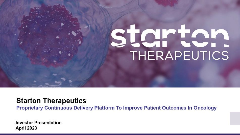 Starton Therapeutics via Healthwell Acq I (HWEL) deck