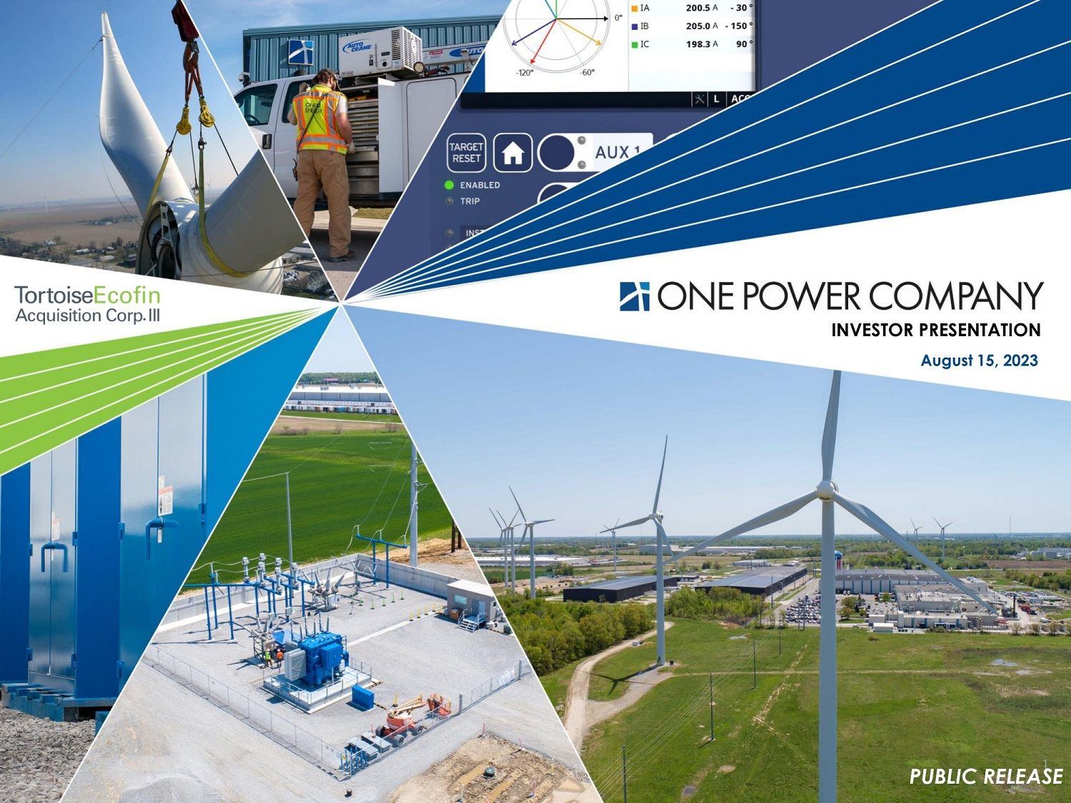 One Power (ONEP) via TortoiseEcofin Acq III (TRTL) deck