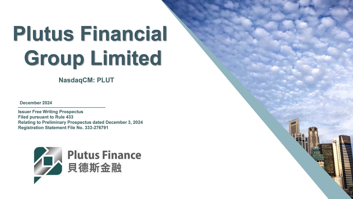 Plutus Financial Group (PLUT) IPO deck