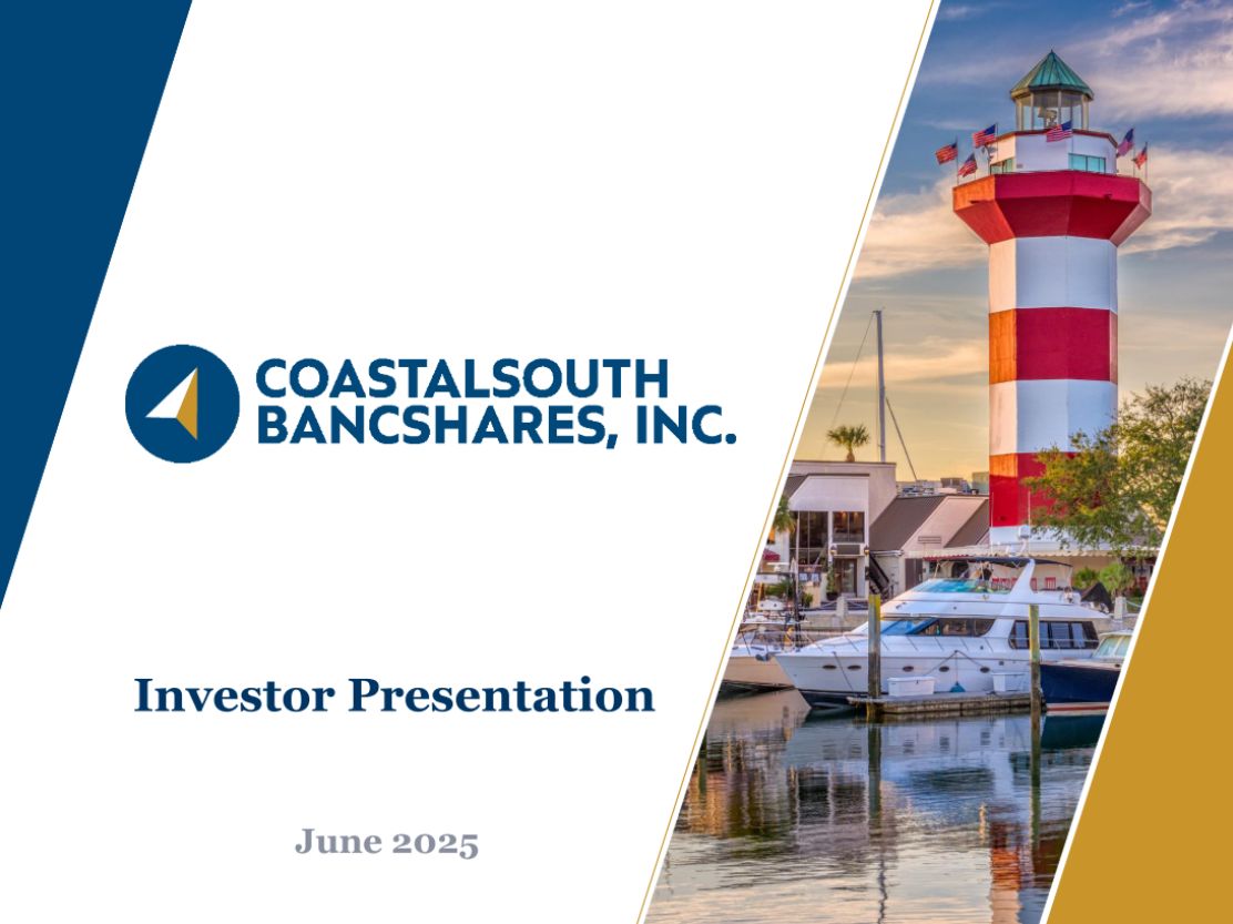 CoastalSouth Bancshares (COSO) IPO deck