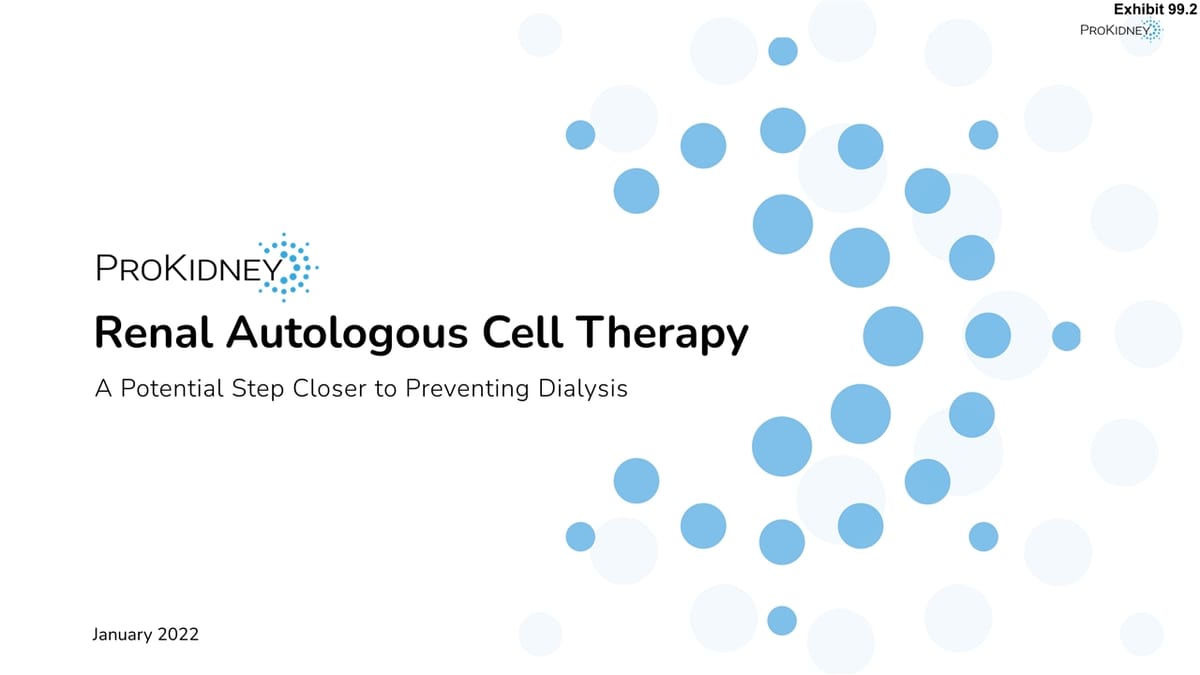 ProKidney (PROK) via Social Capital Suvretta III (DNAC) deck