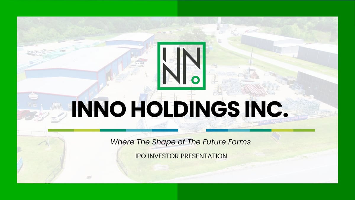 INNO (INHD) IPO deck