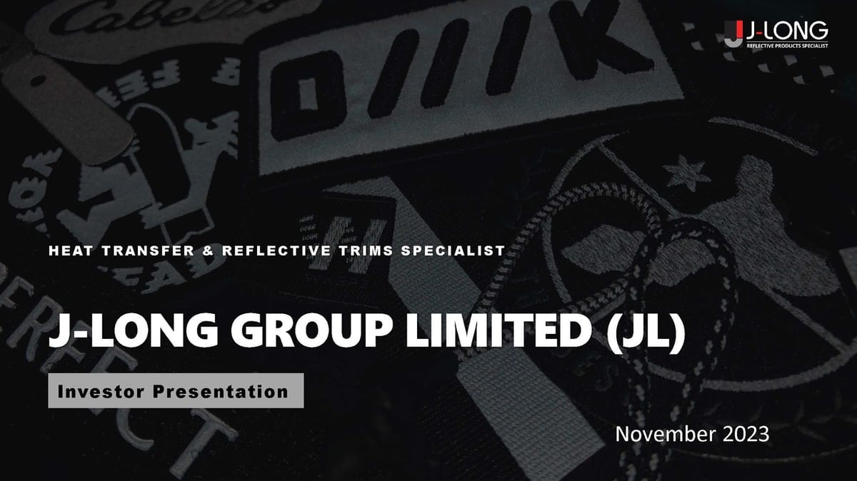 J-Long Group (JL) IPO deck