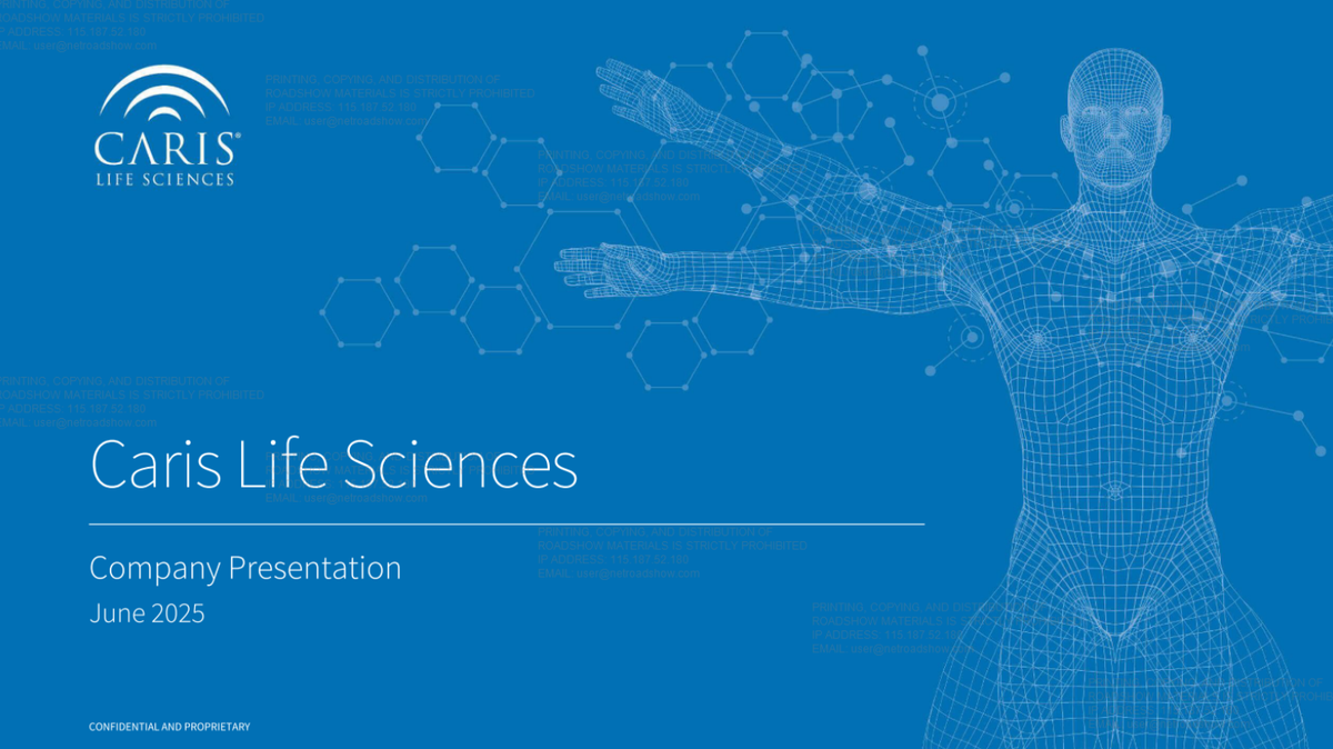 Caris Life Sciences (CAI) IPO deck